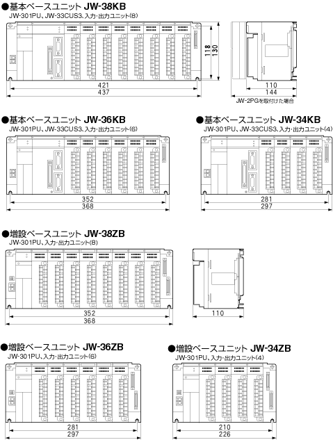 JW300/30H/20Hシリーズ コントロールユニット｜JW30Hシリーズ：シャープ